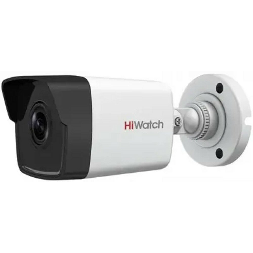 Камера видеонаблюдения HiWatch DS-I200(E)(6mm) Уличная 2 Мп, тип Проводной Белый, Цилиндрическая
