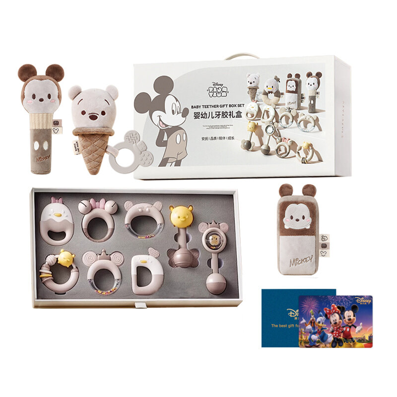Disney Baby Седативный эффект Игрушка для Новорожденных и Полнолуние Коробка Погремушки