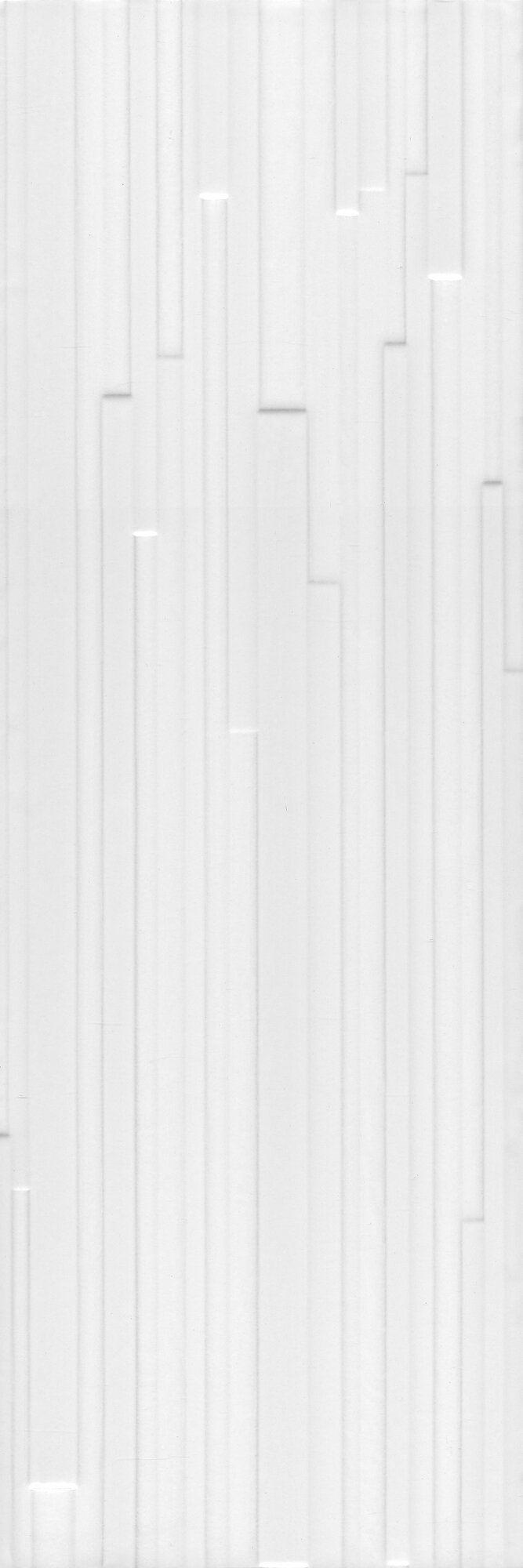 KERAMA MARAZZI Плитка Бьянка белый полоски мат 60x20 9 мм арт. 60176 (цена за 1.2 м2)