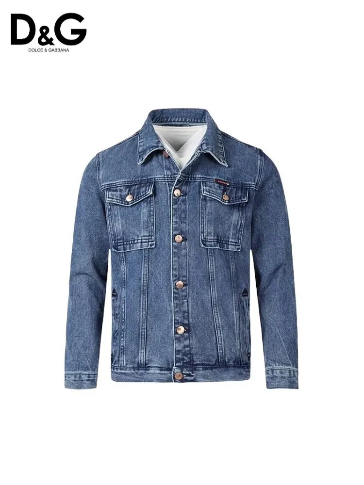 Куртка Dolce&Gabbana Джинсовые косухи, винтажные + грубый пошив