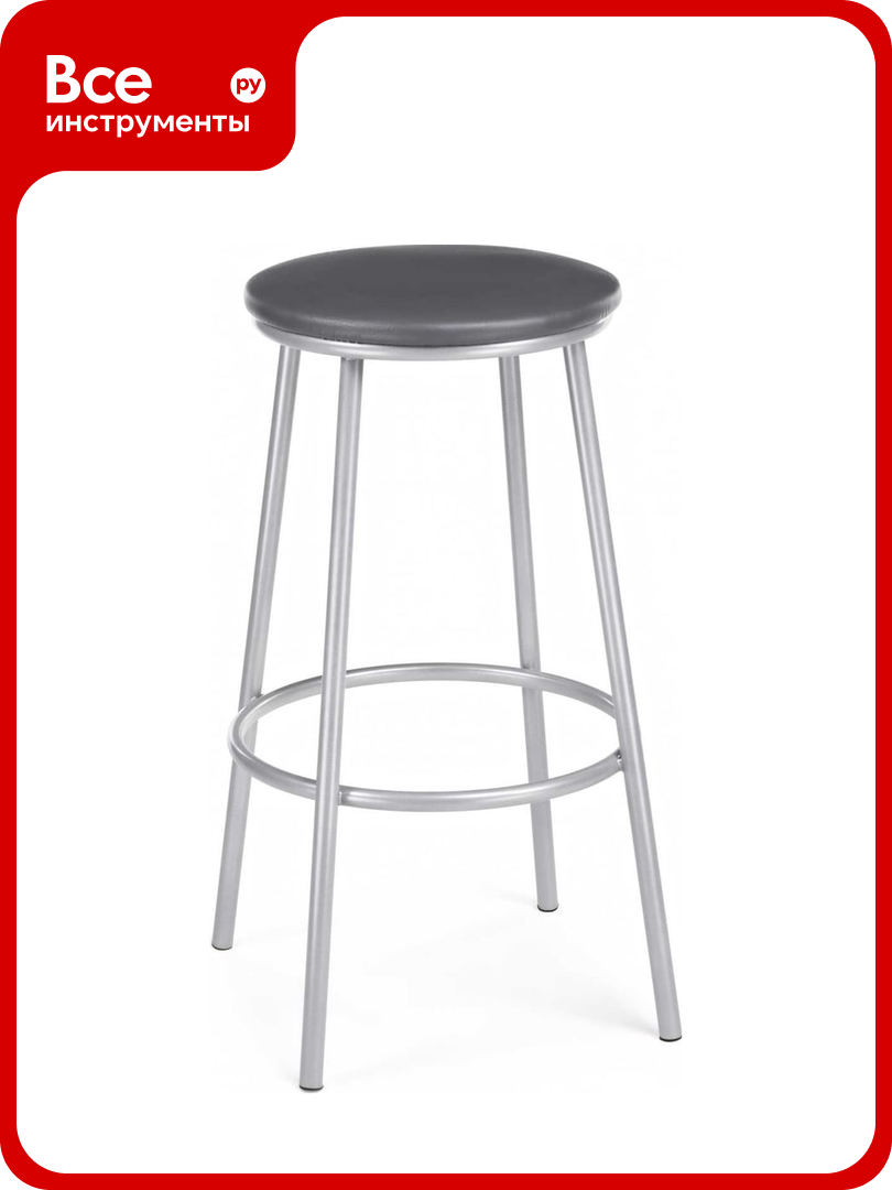 Барный стул Woodville Drezegomad серый полимер, светлый мусс 459665