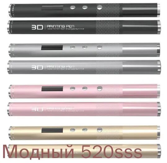 3D-ручка Myriwell RP900A, тонкая и легкая, с ЖК-дисплеем, черная — фото 1