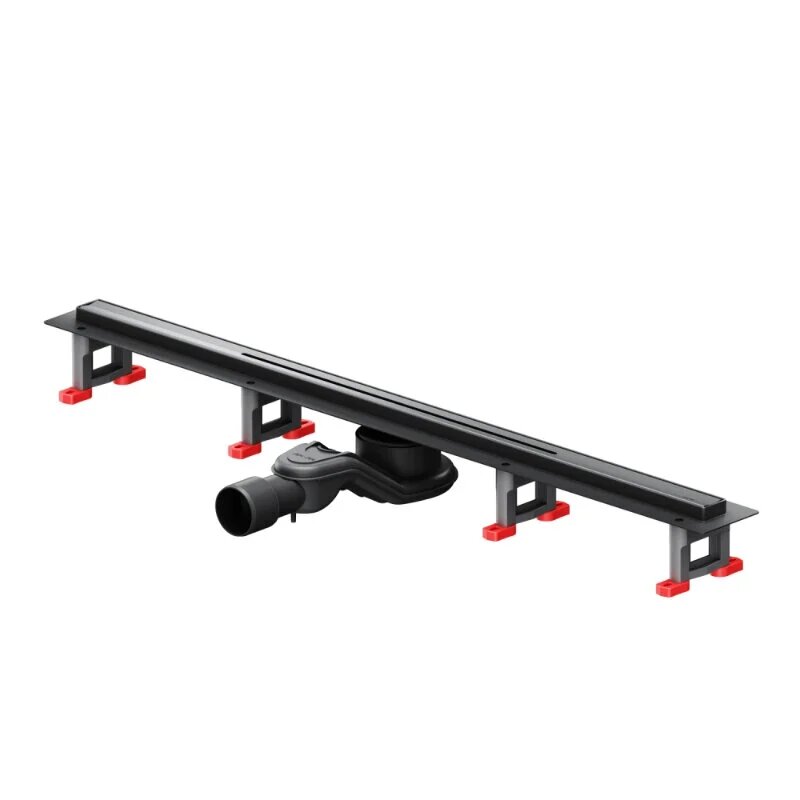 Душевой лоток с щелевой вставкой 80 см Am.Pm MasterFlow W01SC-S11-080-05BM черный матовый