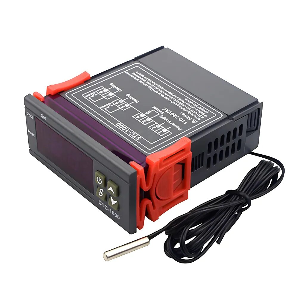 Терморегулятор/термостат до 2200Вт Для газового котла, Для инфракрасного отопления, разноцветный