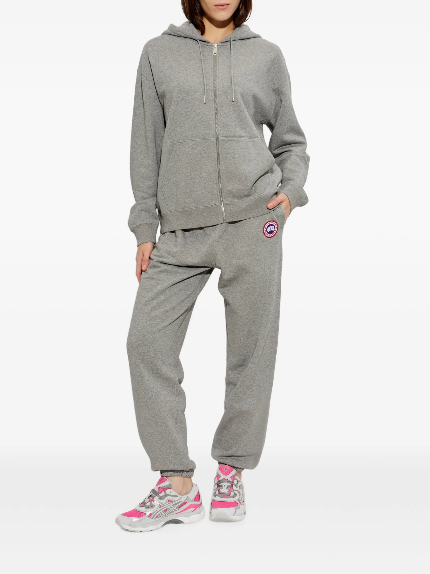 Худи CANADA GOOSE Wander zip-up drawstring hoodie, размер 38 — фото 1