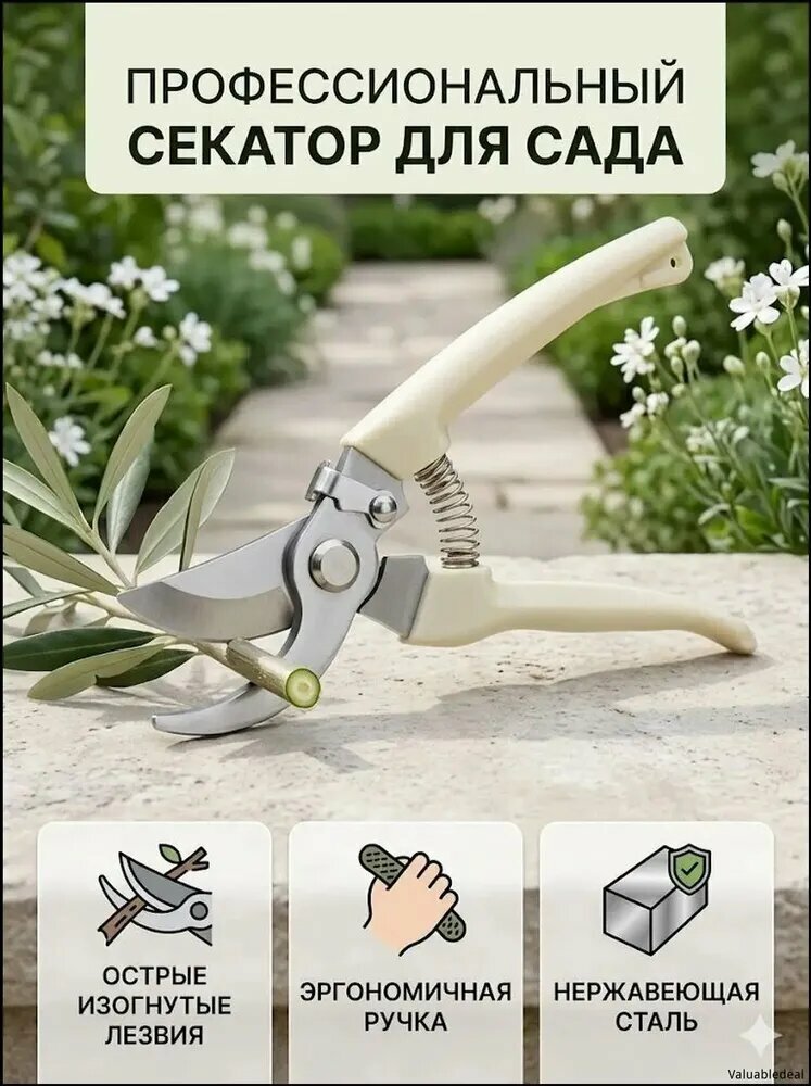 Ручной кусторез, телескопические ручки