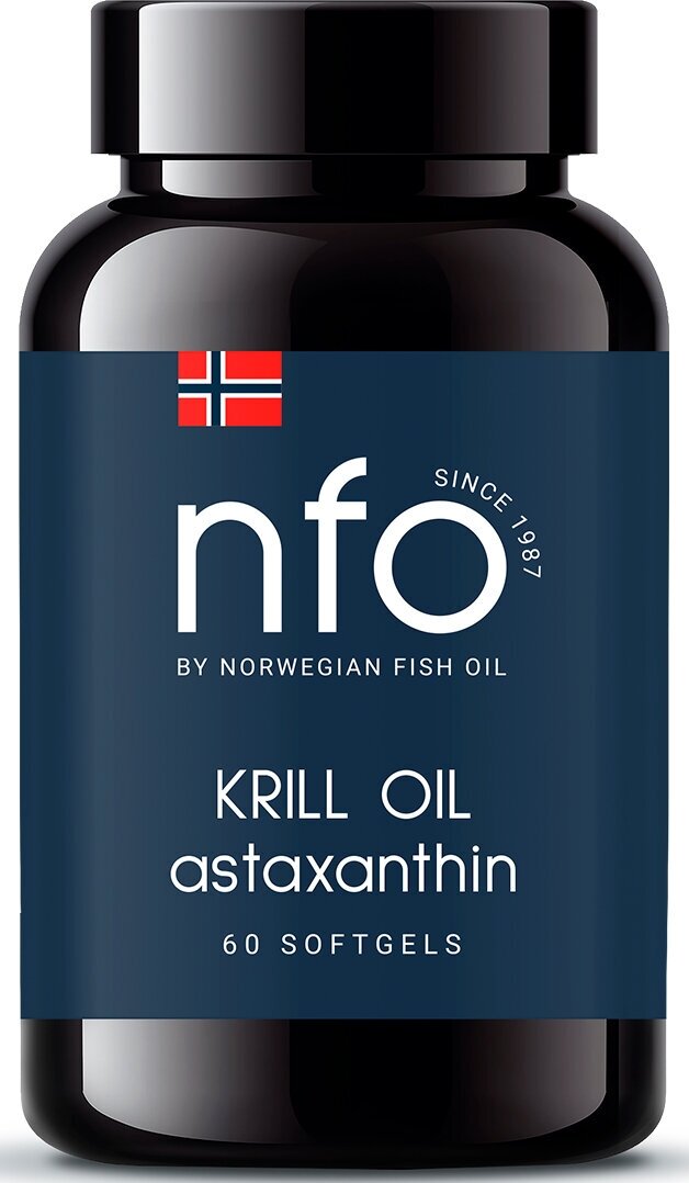 Комплекс Norwegian Fish Oil Омега-3 и астаксантина, 60 капсул