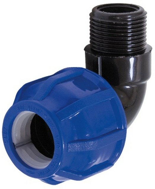 НР Угольник ПНД 32х3/4 - соединение для трубопроводов низкого давления из полиэтилена