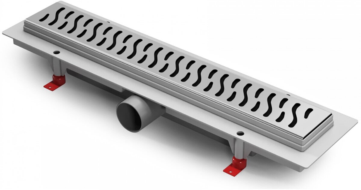 Душевой лоток Azario (Азарио) Harmony 350 мм, цвет хром матовый, AZ-CH 350 H