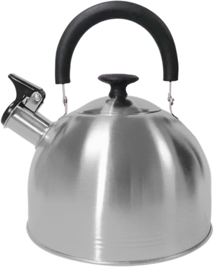 Чайник LUMME LU-268 со свистком, нержавеющая сталь, полированный, серый, 3л