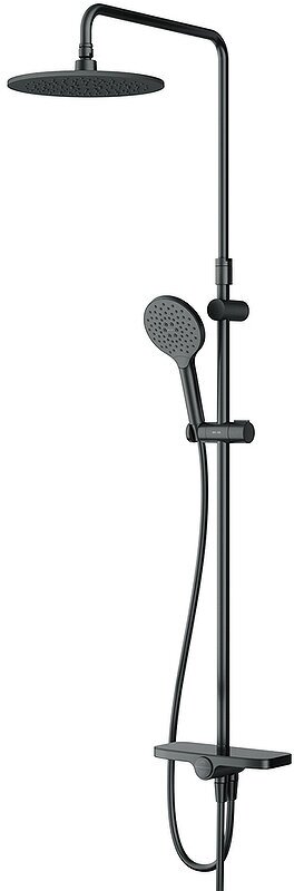 Душевая система AM.PM Like F0780222 Черная матовая
