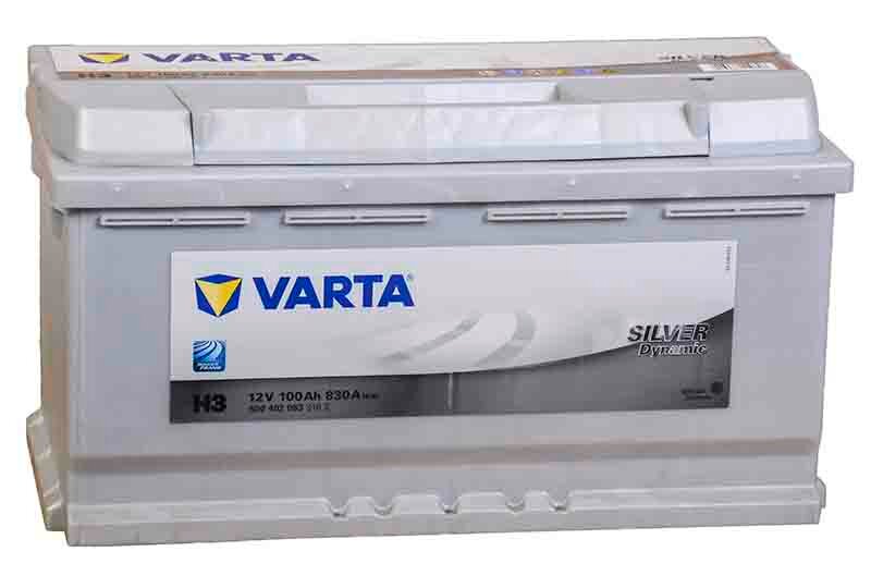 Аккумулятор автомобильный Varta Silver Dynamic H3 SLI 100 А/ч 830 A обр. пол. Евро авто (353x175x190) 600402