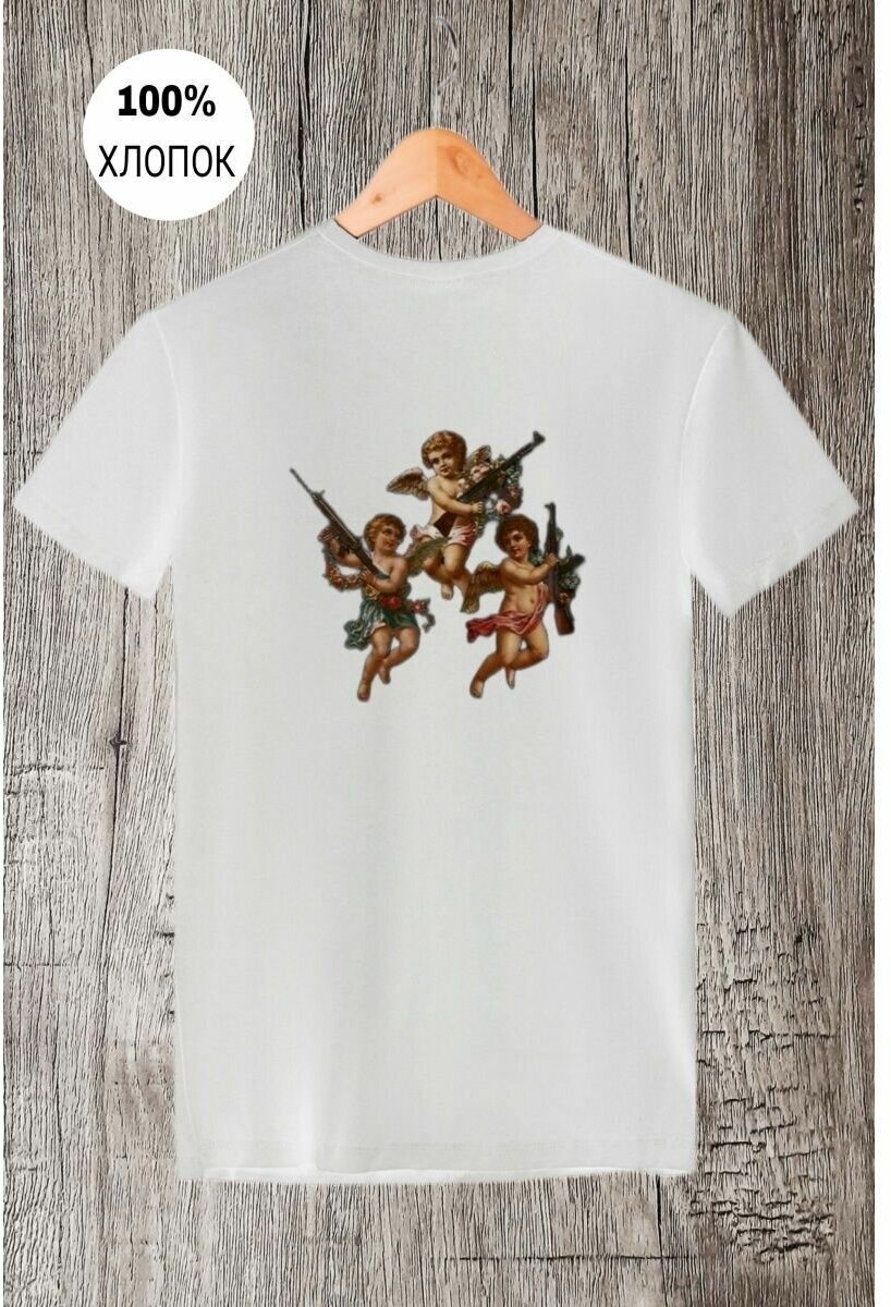 Футболка Ангелы С Автоматами Сила