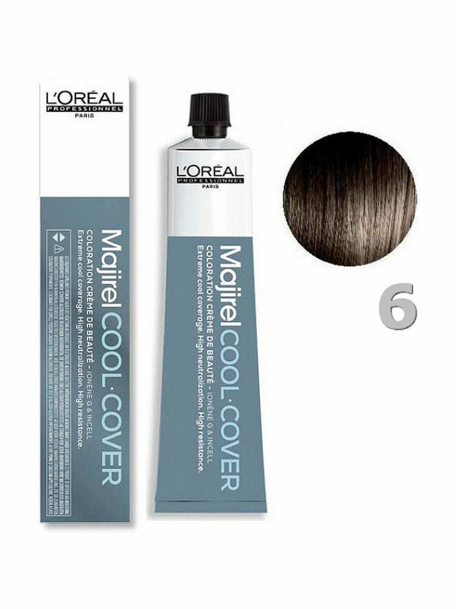 Loreal Majirel Cool Cover 6 - Мажирель Кул Кавер 60 мл