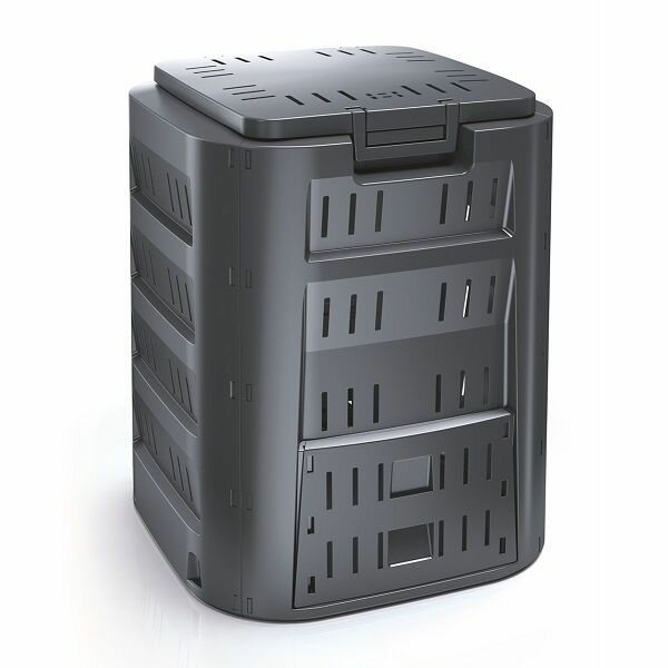 Компостер Lex Prosperplast Compogreen 320 л Черный Размеры: Высота 800мм Глубина 700мм Ширина 700мм