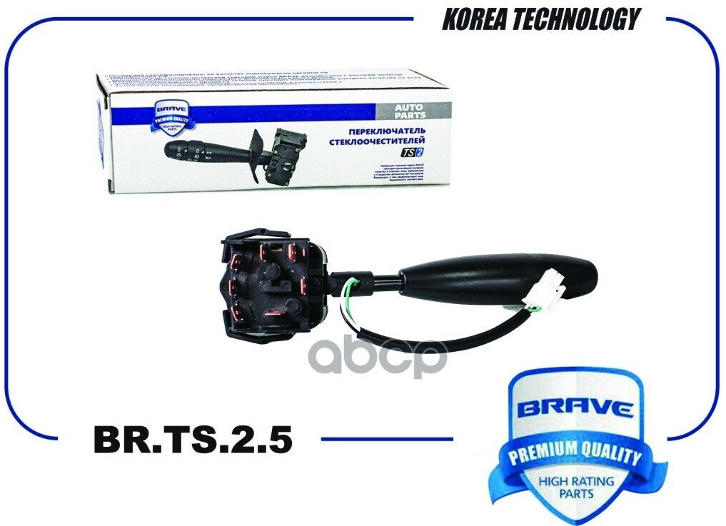 Переключатель подрулевой BR. TS.2.5 96215551 Daewoo Nexia указат. поворота BRAVE арт. BRTS25