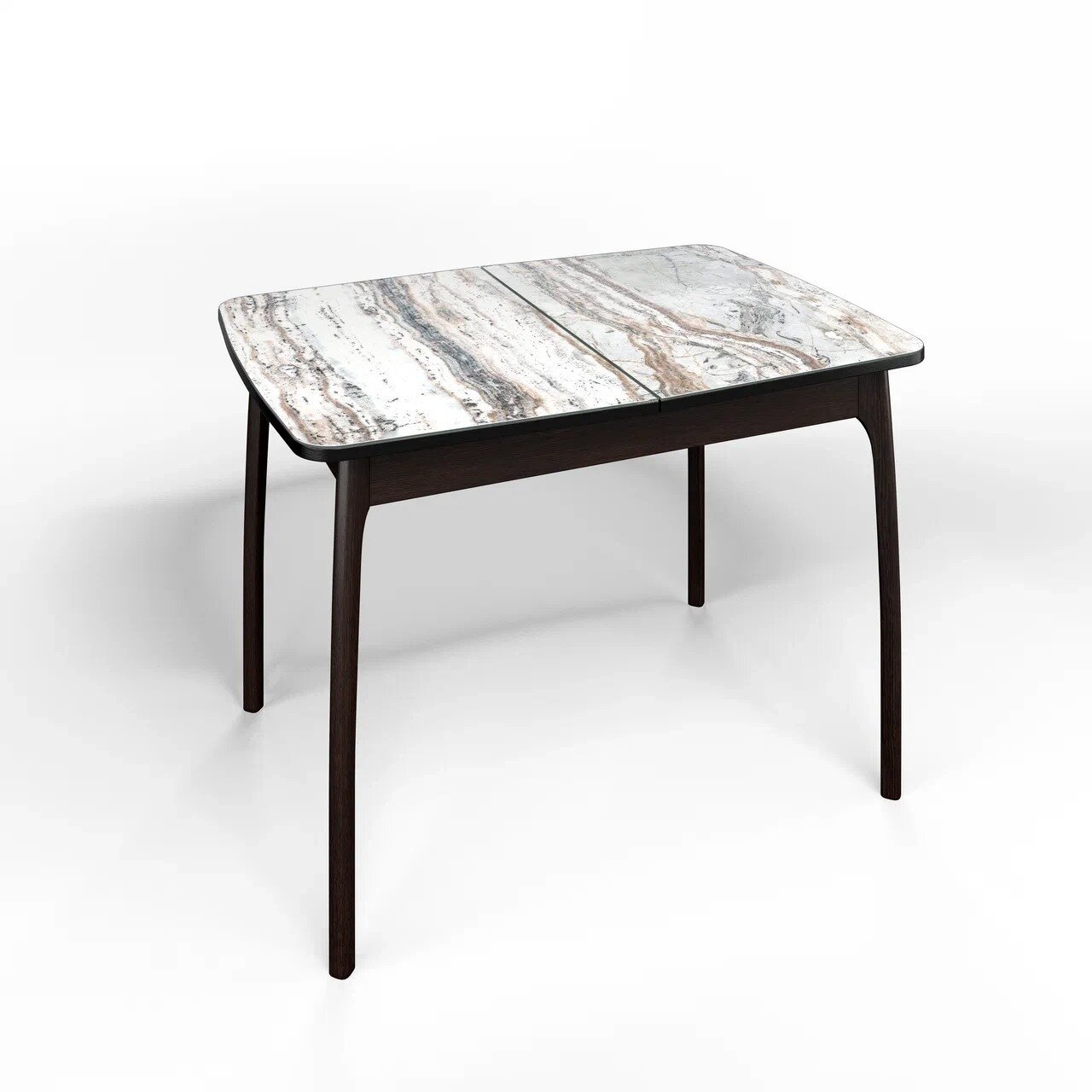 Стол Betel флорида (опора массив изогнутая) СМ-2/Венге/Венге