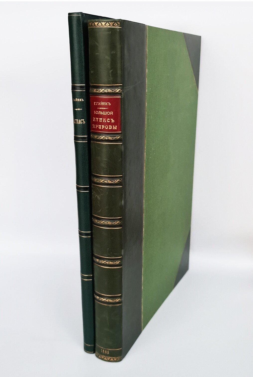 "Большой зоологический, ботанический и минералогический атлас : Handatlas der Naturgeschichte aller drei Reiche". Г. Хайек : Hayek, Gustav von. Grosser. 1888г. - антикварное издание