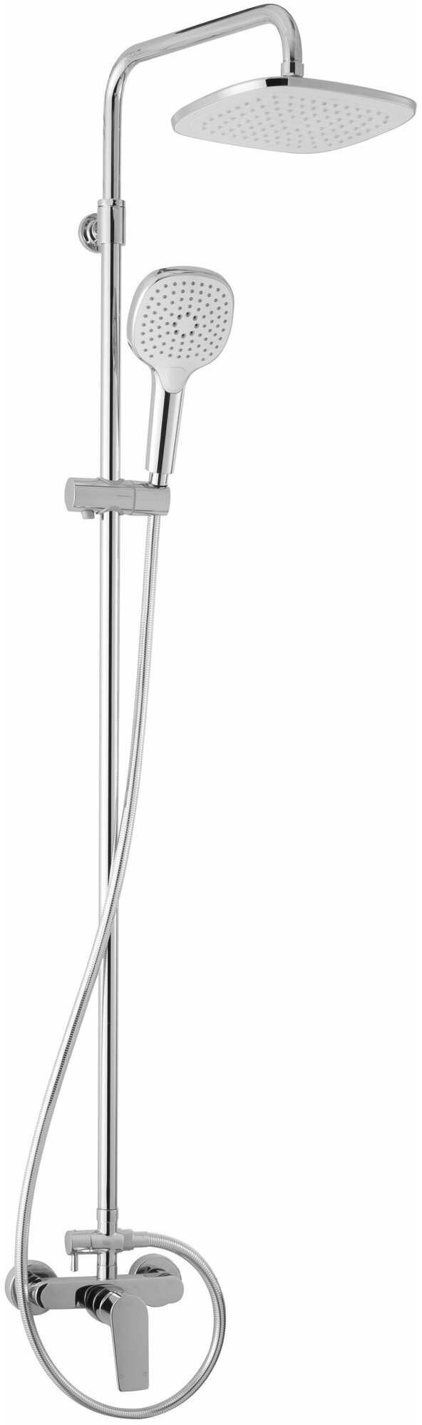 Душевая система AZARIO TREYA со смесителем для душа, хром (AZ-15780121)