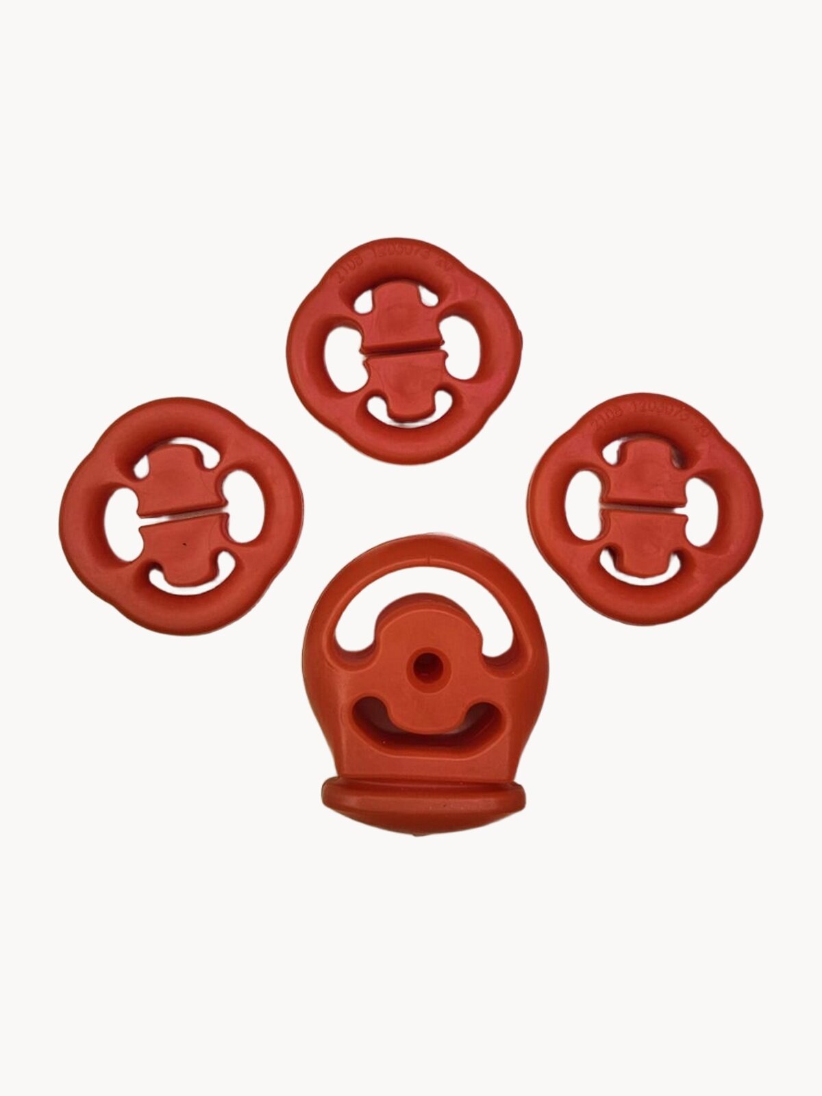 Подушка крепления глушителя 2110-2112 ТЭП красный (к-т 4 шт.)