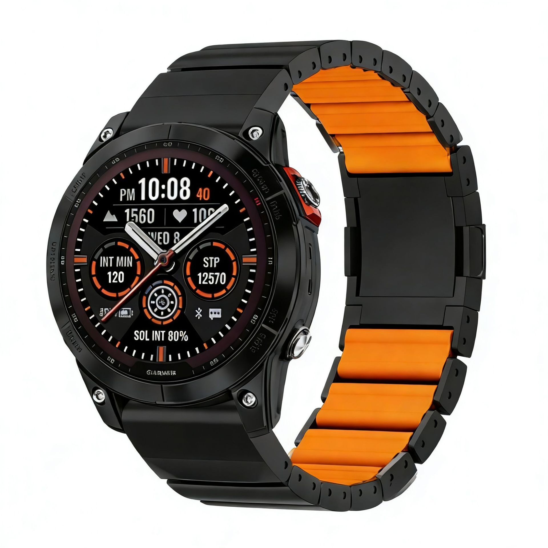 Новый силиконовый + чистый титановый магнитный ремешок подходит для часов Garmin 22/26 мм и может использоваться для Garmin Fenix5 5X 6 6X 7 7X 8 серии