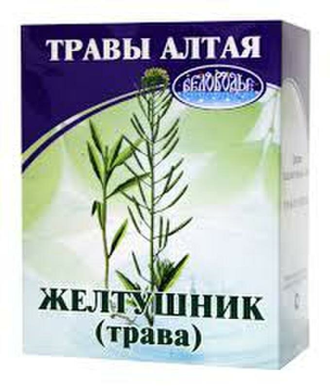 Желтушник, трава, коробка, беловодье, 50 г