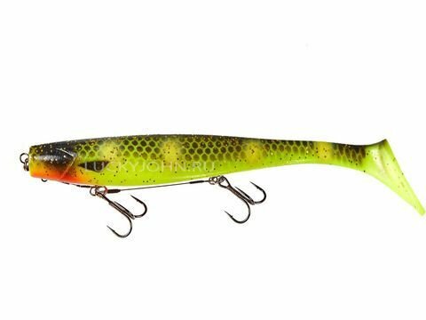 Мягкие приманки Lucky John 3D BBS Series GIANT KUBIRA SWIM SHAD 10.3" + Stinger XL # PG21 (1шт)
