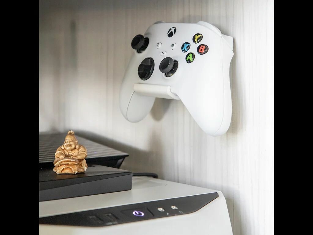 2шт вешалки для геймпадов Xbox (белые с дюбелями)