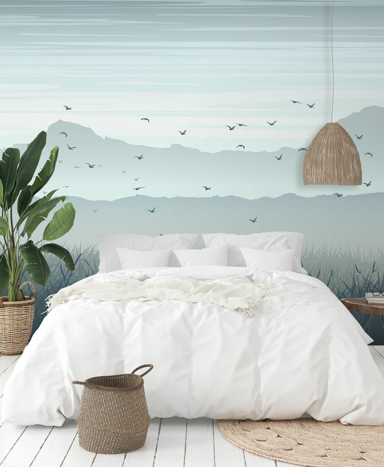 Фотообои 3d на стену флизелиновые Luxury Walls AM11203 Горы 300х270 см