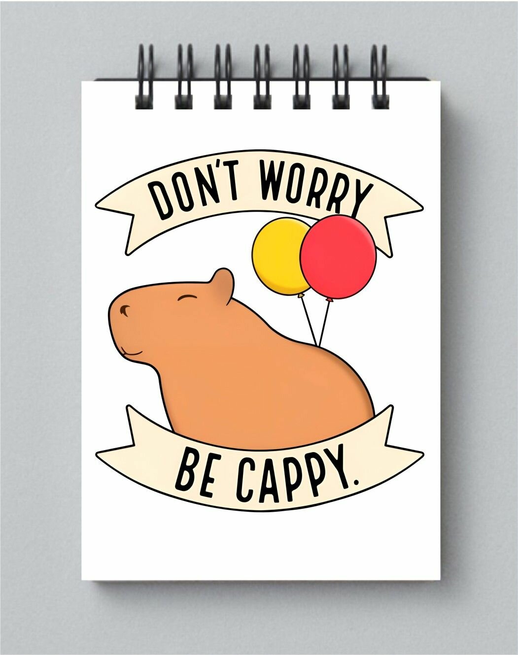 Блокнот MIGOM для записей А3 "Capybara v2, Капибара" - v0011