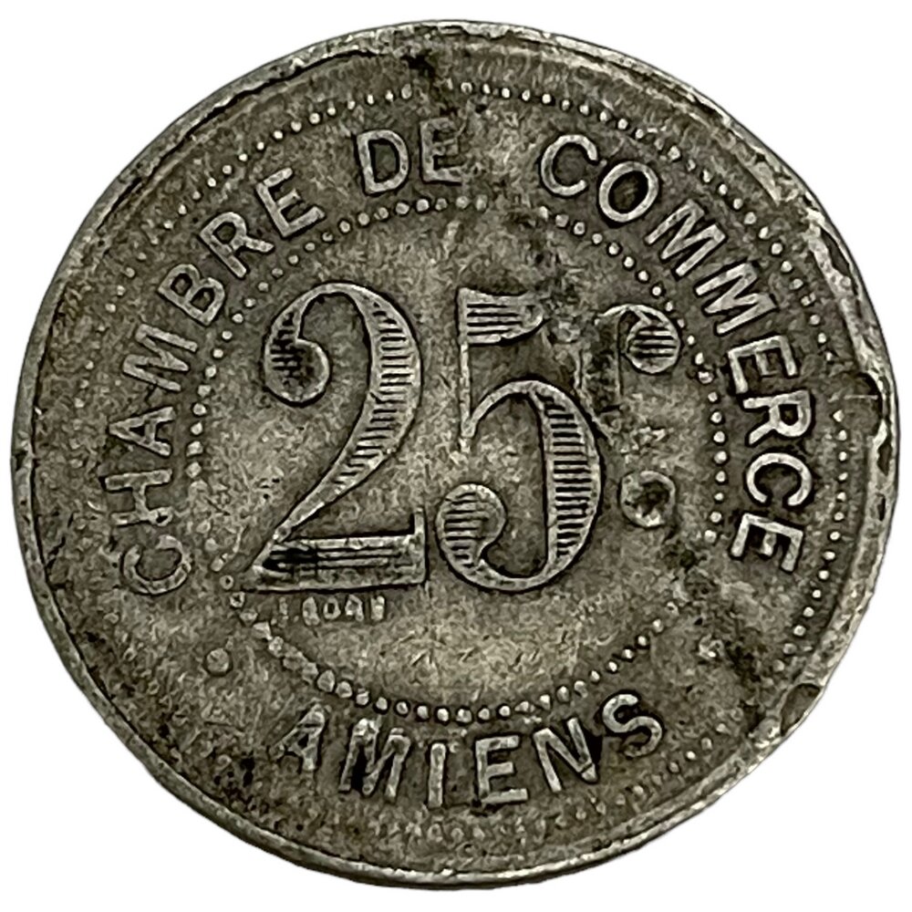 Франция, Амьен 25 сантимов 1920 г.