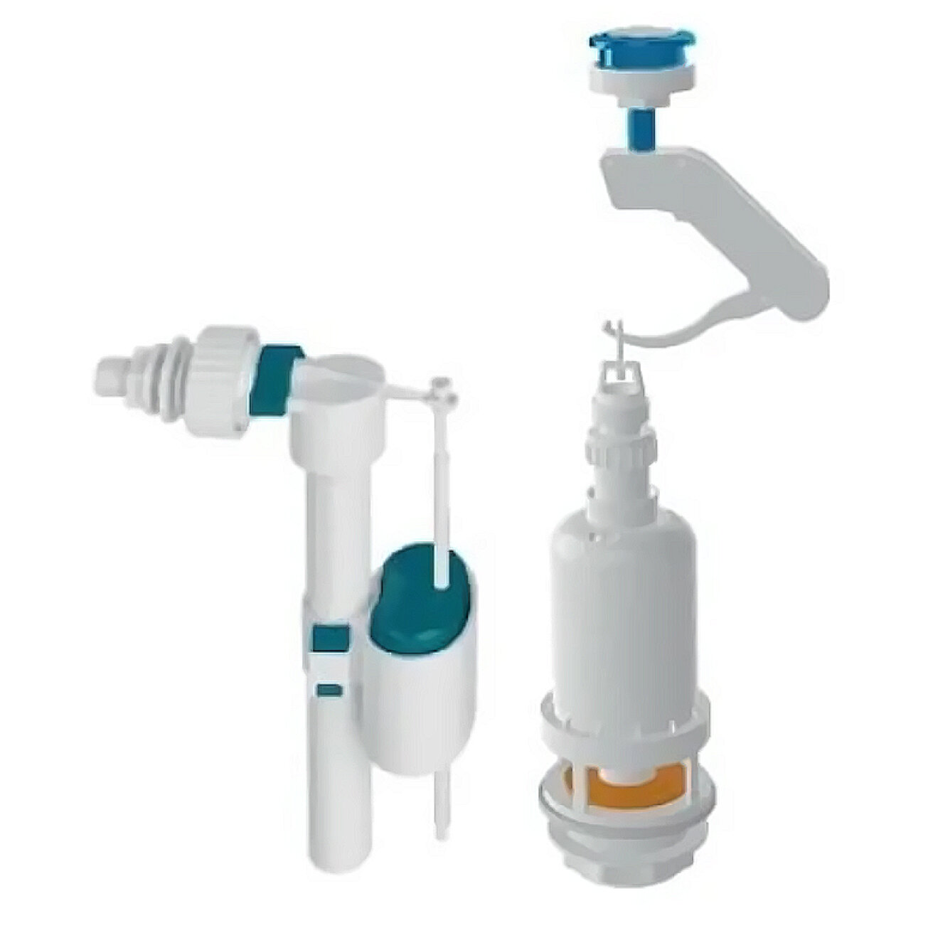 Арматура для смывного бачка с клапаном боковой подачи, AV Engineering (AVE129697)