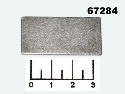 Магнит P 40*20*1.8 прямоугольник неодимовый N35