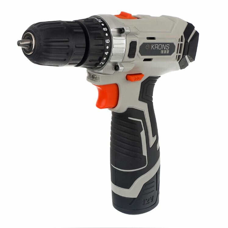 Шуруповерт аккумуляторный KRONS KCD 12-2, 2х2,0 Ач 12 В