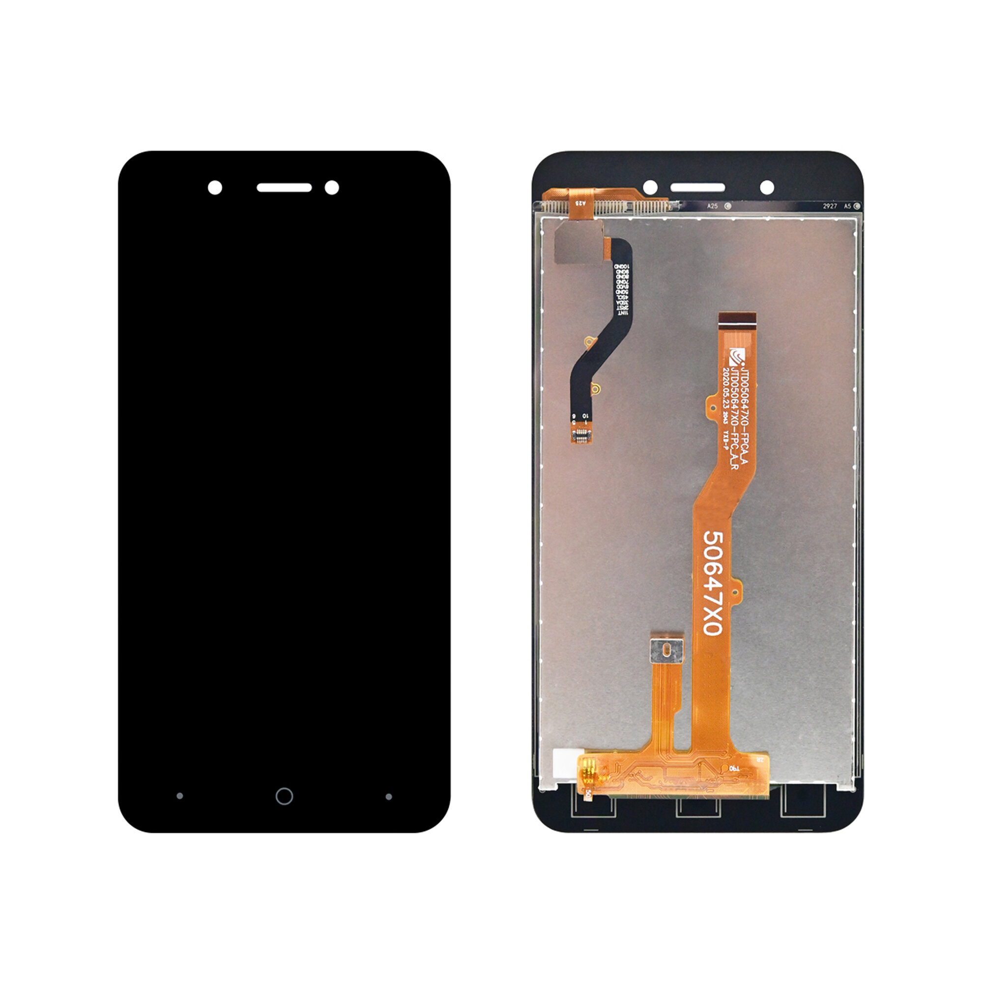 Дисплей (экран) в сборе с тачскрином для Itel A25 (L5002) черный / 720х1280