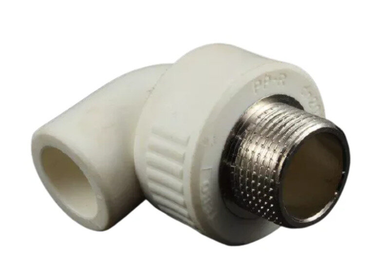 Угольник комбинированный Tebo TR-TB 30030611 32х1" с наружной резьбой белый