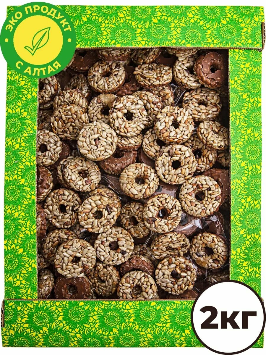 Козинаки Аромат Алтая Трофимов, в коробке 2 кг, к чаю, к кофе