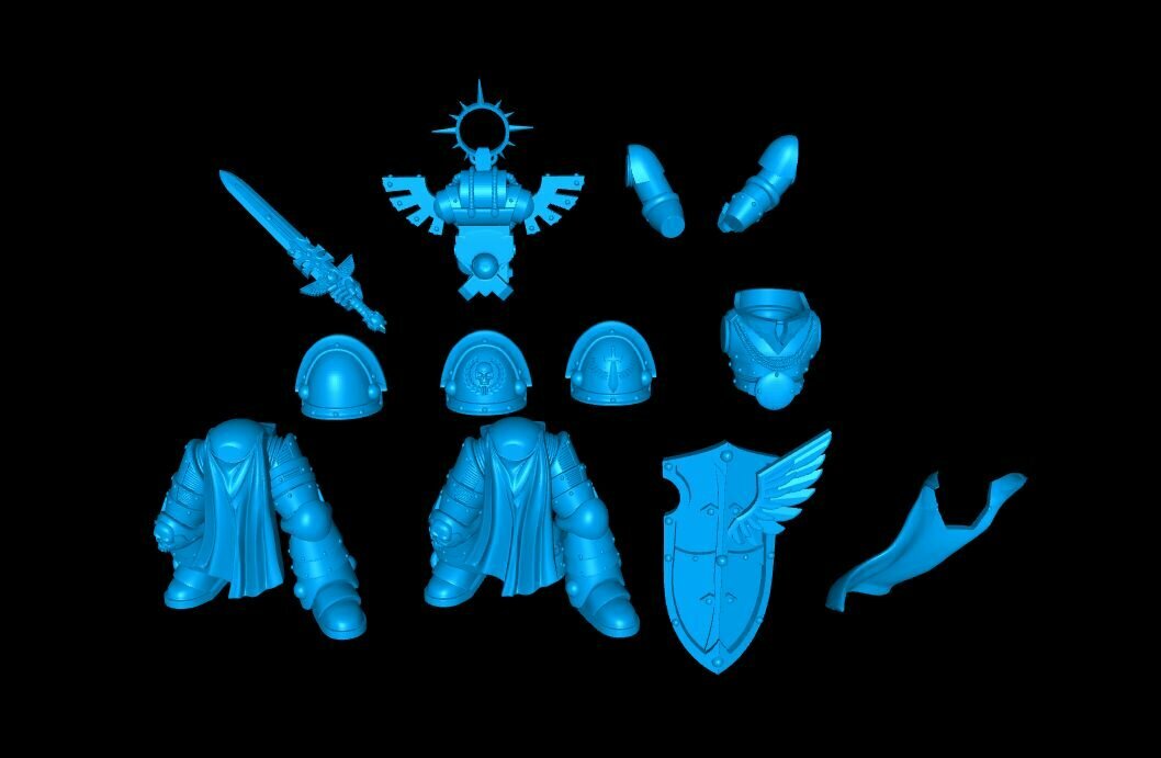 Warhammer 40000 Миниатюра Dark Angels Legion Praetor