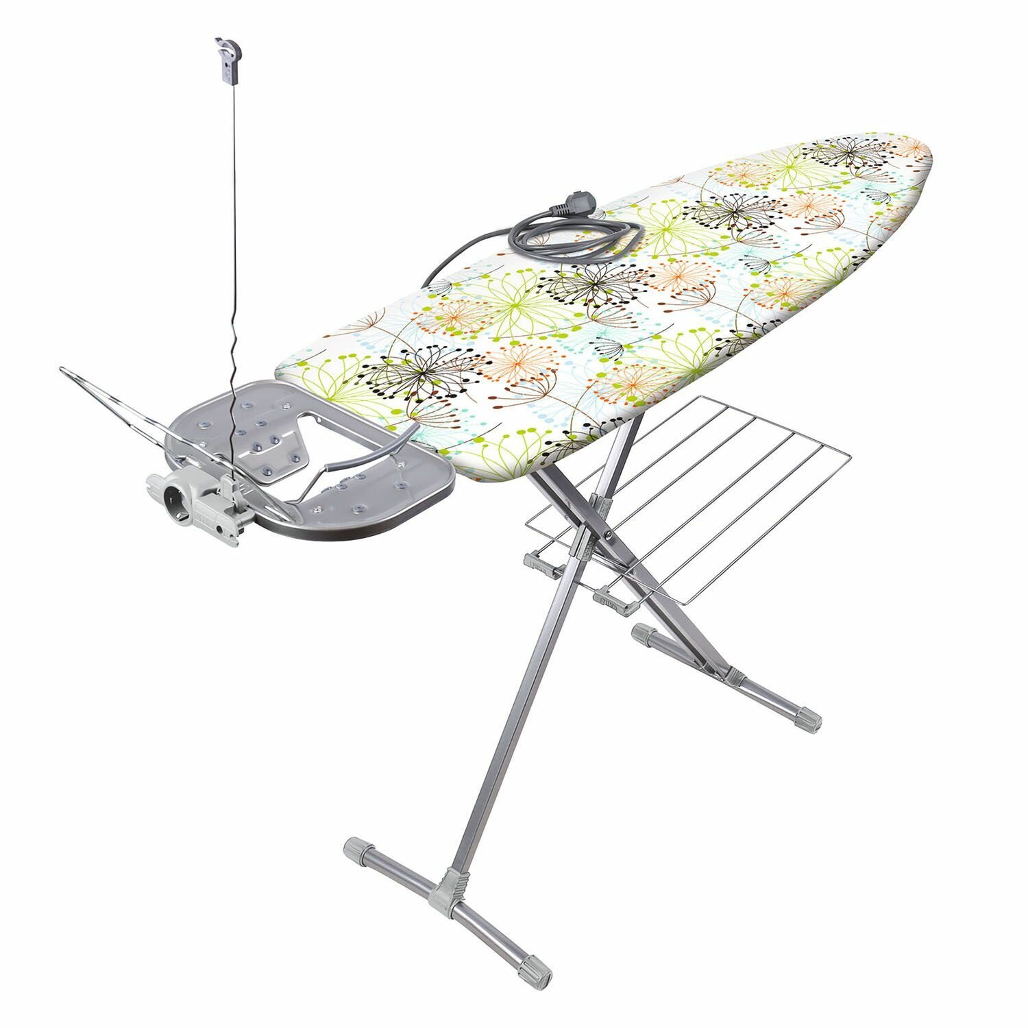 Гладильная доска металлическая с розеткой