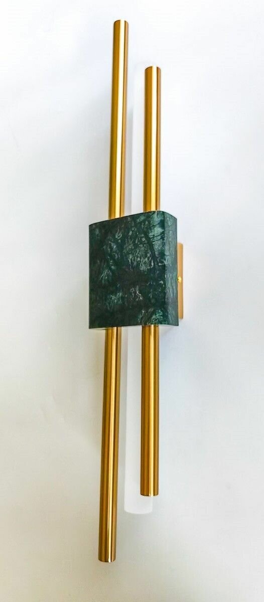 Бра настенный светильник LED 6Вт Tanto Wall Светильник настенный зеленый мрамор, прикроватный Лофт Blesslight