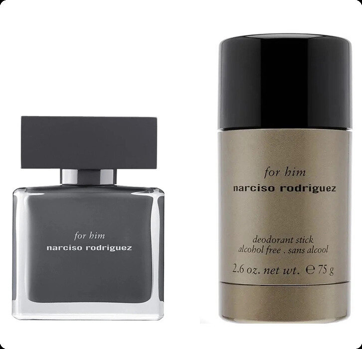 NARCISO RODRIGUEZ FOR HIM Парфюмерный набор ( 50мл туалетная вода + 75мл дезодрант)