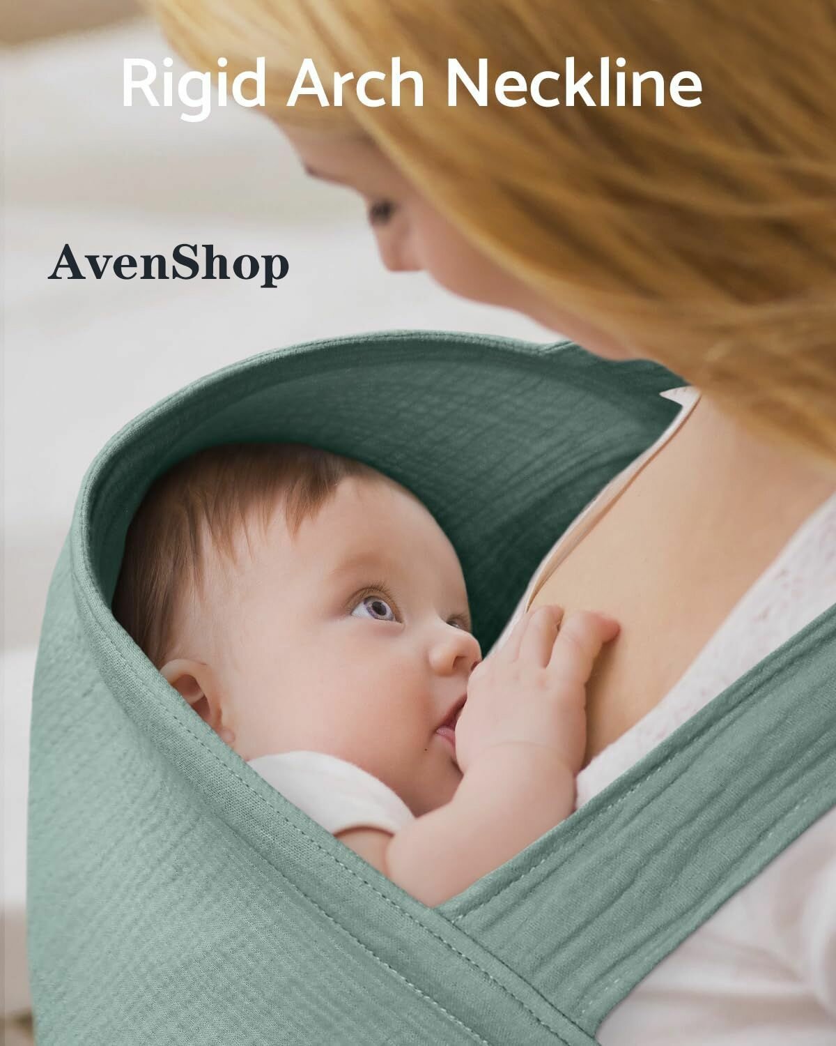 Накидка для кормления AvenShop, муслин, хлопок, регулируемые лямки