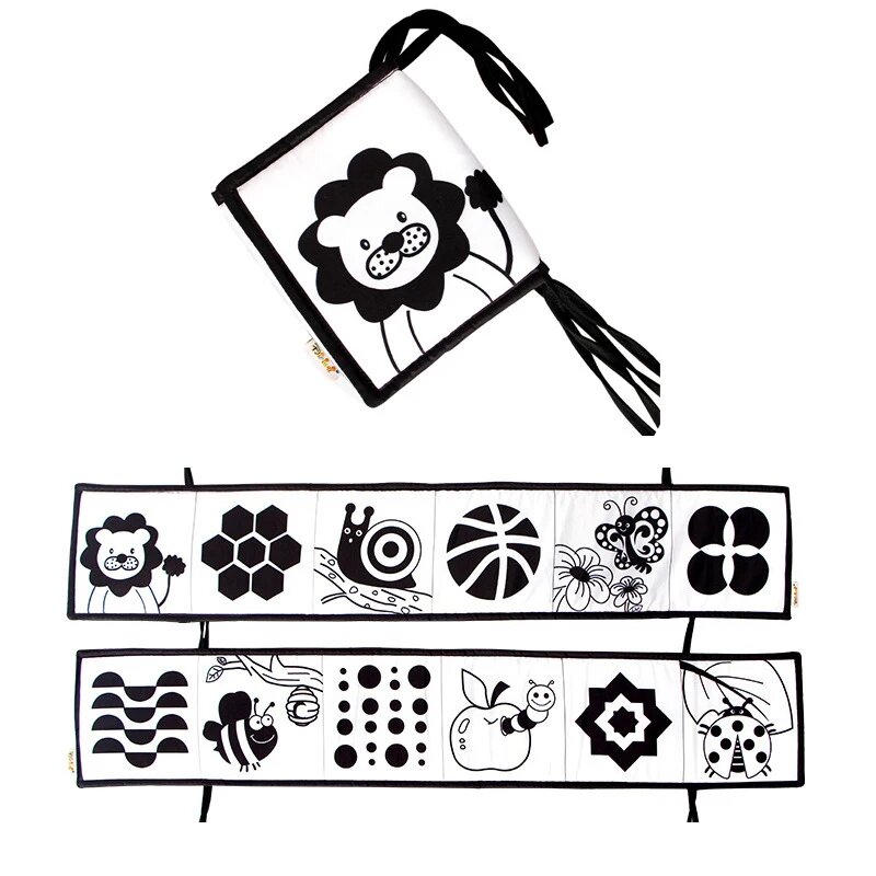 Детские книги Монтессори 0-6 месяцев Lion DD361