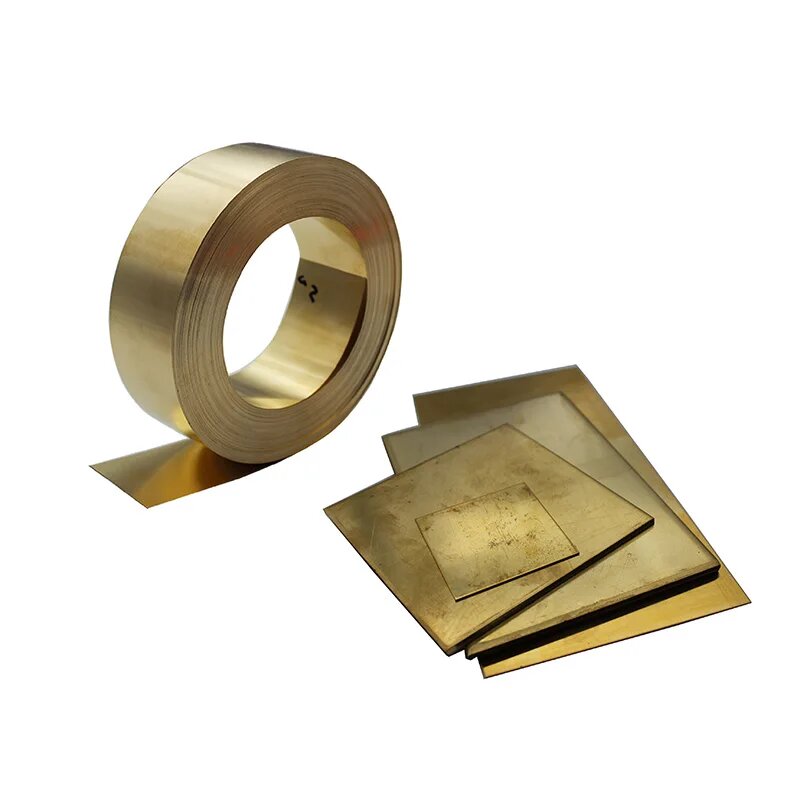 Латунная фольга Brass 0.1x100x100mm 1pc