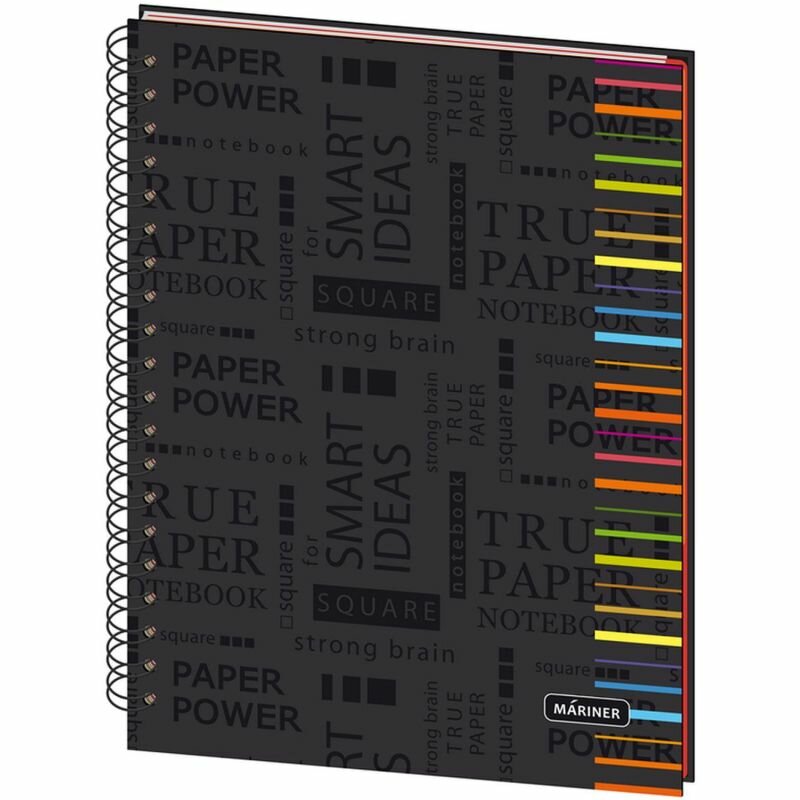 Mariner Бизнес-тетрадь, Wisdom 9, А4, 120 л, 200 х 274 мм, 3 разделения, клетка