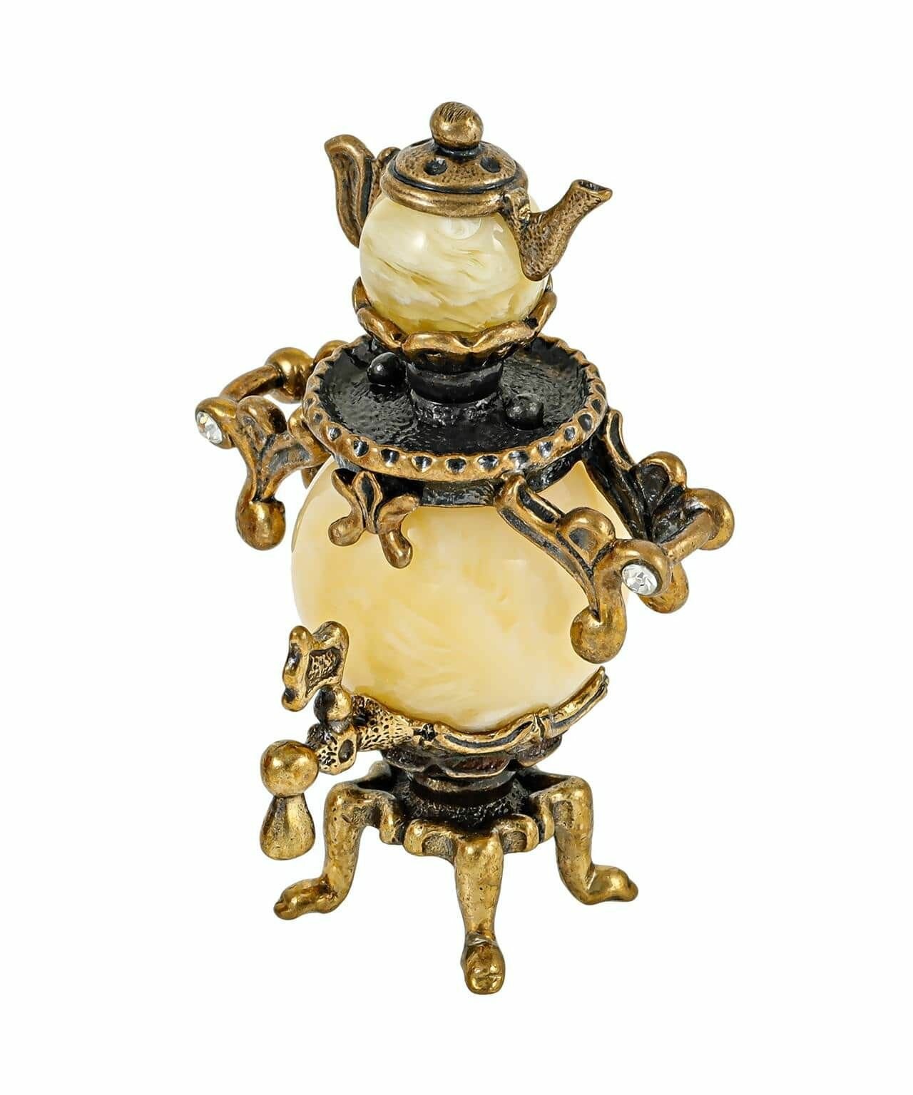 Самовар большой, белый 214.1-Б