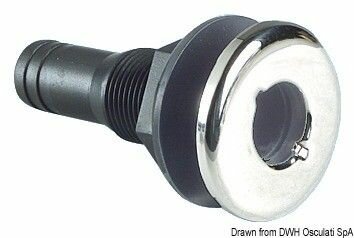 Фитинг сливной (прямой) Osculati под шланг 16мм
