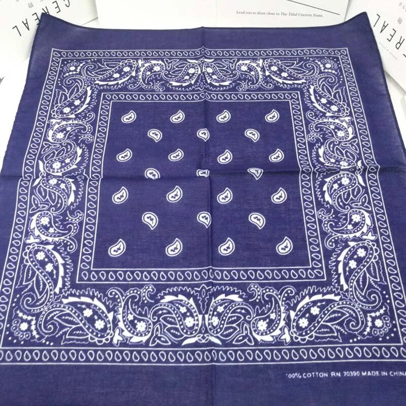 Бандана хлопковая фиолетовая Navy blue