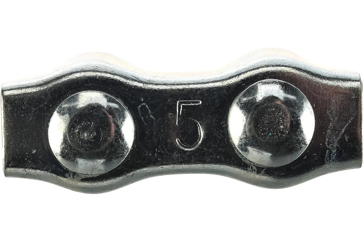 Tech-Krep Duplex 108074Зажим для стального троса 5 мм, 1 шт, монтажный крепёж