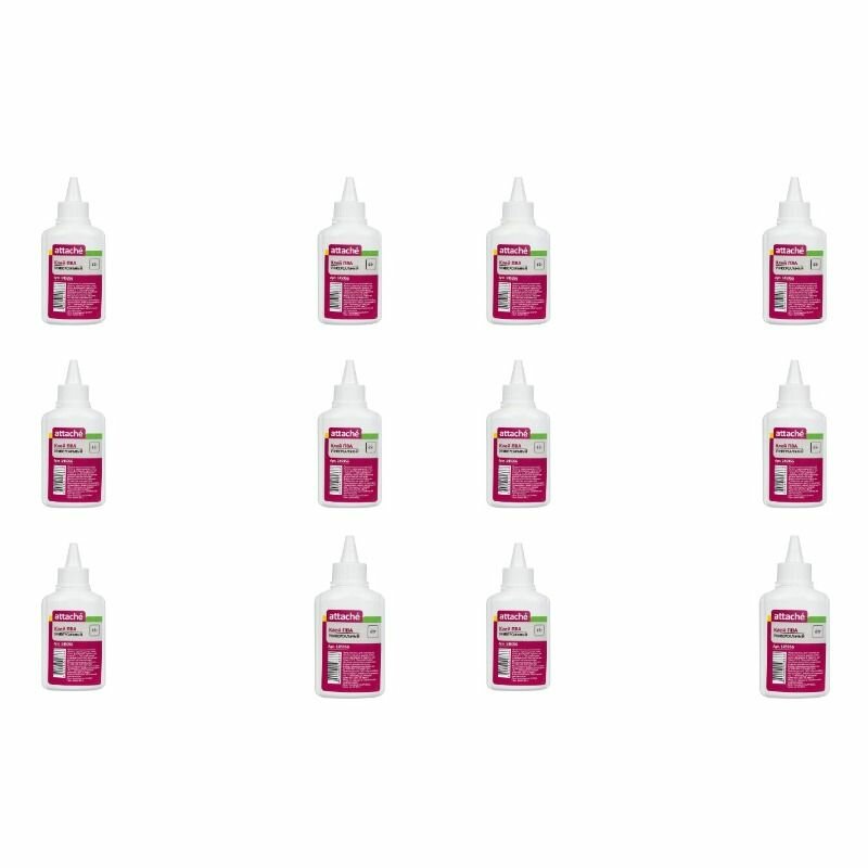 Attache Клей ПВА 65 г , 12 шт